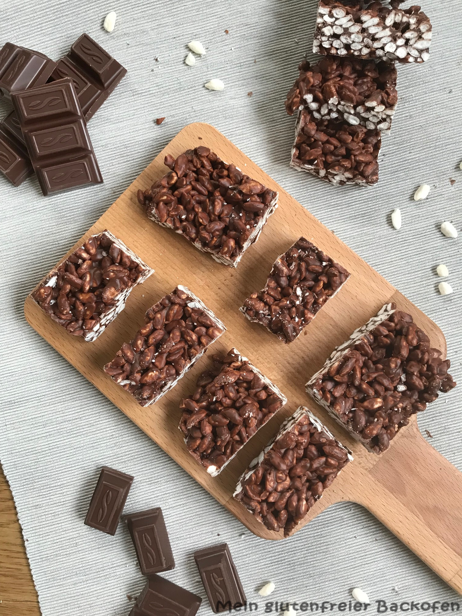 Puffreis-Schnitten – Mein glutenfreier Backofen